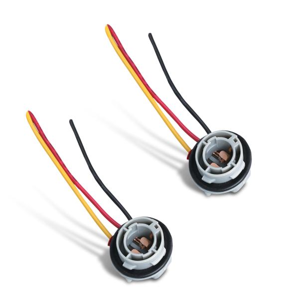 商品名:  yvshy 2 PCS Car Bulb Socket Holder, 1157 Signal Brake Light Tail Light Socket Harness Connector, 180 Degree LED Tu...