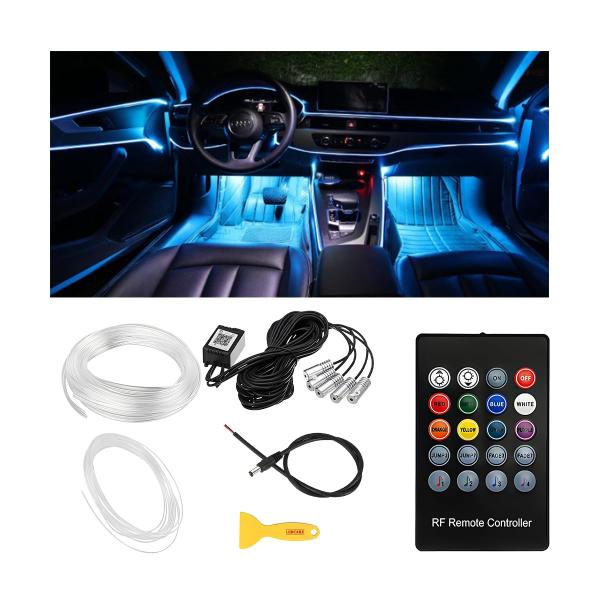 商品名:  Osilly Interior Car LED Strip Lights, Wireless APP and Remote Control Auto RGB 5 in 1 Ambient Lighting Kits with F...