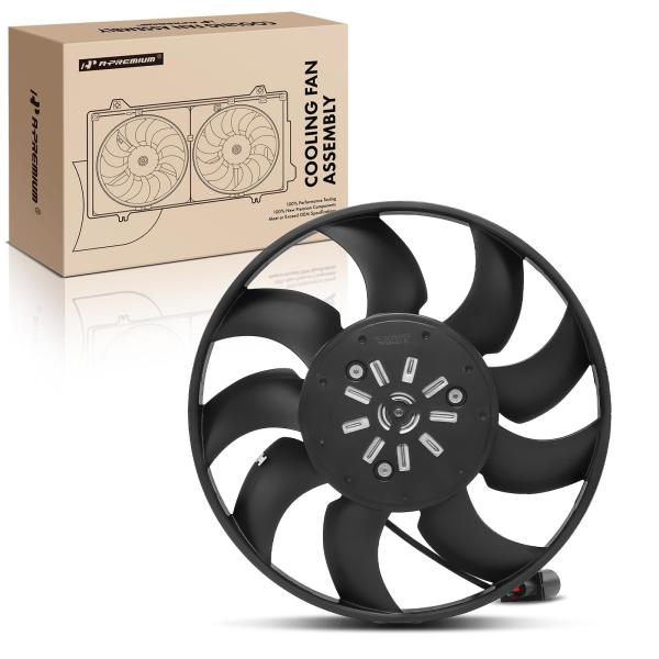 商品名:  A-Premium Front Left Engine Radiator Cooling Fan Assembly with Brushless Motor Compatible with Select Volkswagen M...