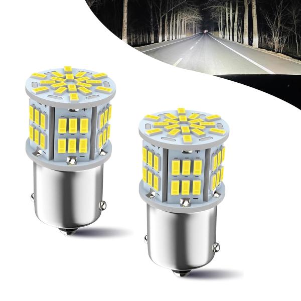 商品名:  Sinytuto 2 PCS Car 1156 LED Single Contact Turn Signal, BA15S 1141 1073 2396 7506 1003 3014-54SMD Super Bright Bul...