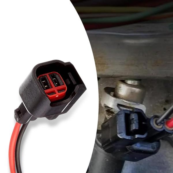 商品名:  yvshy Pack of 1 Car Fuel Injector Connector, Auto Repair Connector Plug Harness Pigtail, EV6 EV14 Fuel Injector Ha...