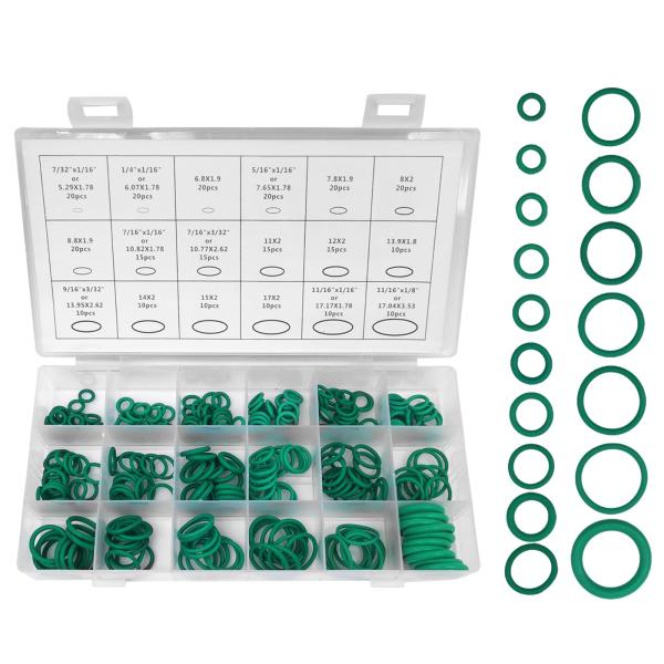 商品名:  270pcs Compressor O Rings - Car Air Conditioning AC O Ring Kit Sealing ORings Gasket Assortment Set, Rubber Washer...