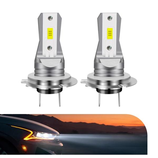 商品名:  jokormo Pack-2 Car H7 LED Front Rear Fog Light Bulbs, 6000K 1800LM 360°Super Bright Lighting lights, Constant Curr...