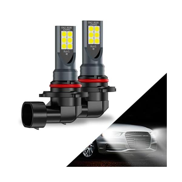 商品名:  jokormo 2 PCS 9006 Car Fog Light Bulb, 3030 12SMD 50000H 6000K High Brightness Stable Light Source Plug-and-play R...