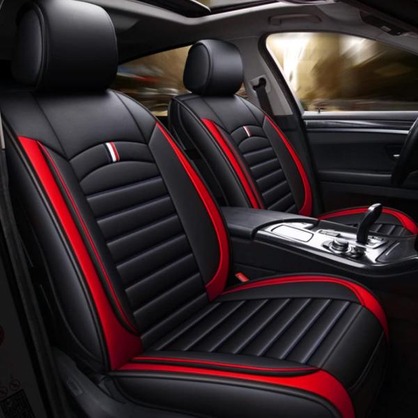 商品名:  Jialuode Car Seat Covers Compatible with Mercedes Benz Full Set Faux Leather Front Rear 5-seat Covers Non-Slip Wat...