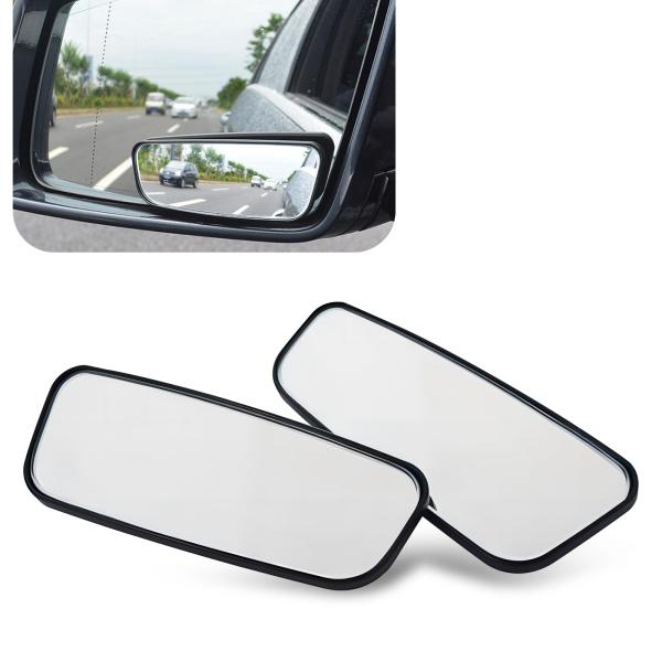 商品名:  UGSHY 2 PCS Car Blind Spot Mirrors, Rectangular Wide Angle Mirrors, Curved Rearview Mirrors, Self-adhesive Mirror ...