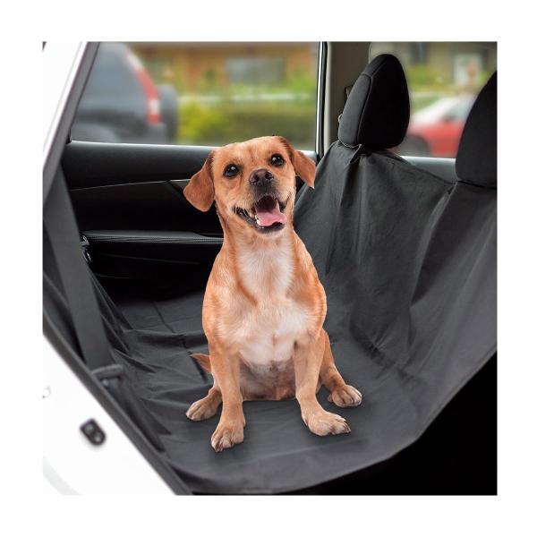 商品名: Suvnie 車用バックシートカバー 犬用カーシートカバー 防水オックスフォード布 ペットカーシートカバー 後部座席用 滑り止めバックシートエクステンダー 犬用ユニバーサルカーアクセサリー (ブラック) Suvnie Car Ba...