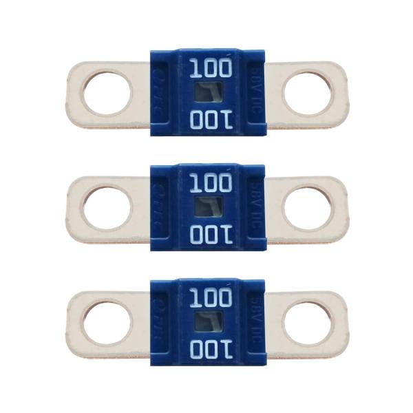 商品名:  Yumfugu 3 PCS Car High-Current Fuse, 100A M6 Bolt-on Low-Voltage Blade Fuse, Multi-Functional Connection Accessory...