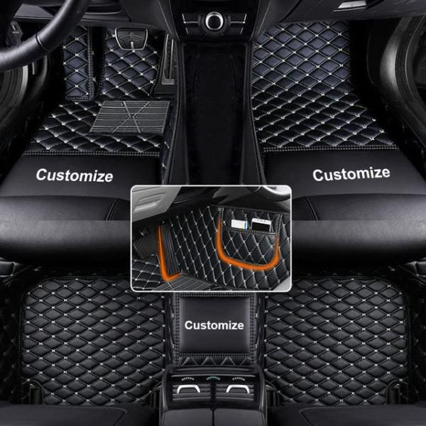 商品名:  Custom Car Floor Mats Compatible with Volkswagen, Waterproof Leather Automotive Floor Liners Full Coverage All Wea...