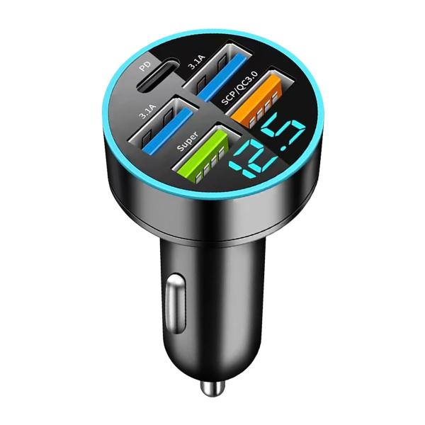 商品名:  Ankuee 66W 5 Port Car Charger, 12-24V Quick Charge Automotive Fast Charging with USB PD Super QC 3.0 Cigarette Lig...