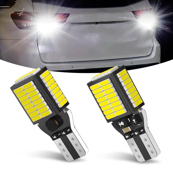 商品名:  Fluher 2 PCS Car T15 921 LED Reversing Light, 4014-54smd All-round Illumination Decoding CANBUS Tail Light, Energy...