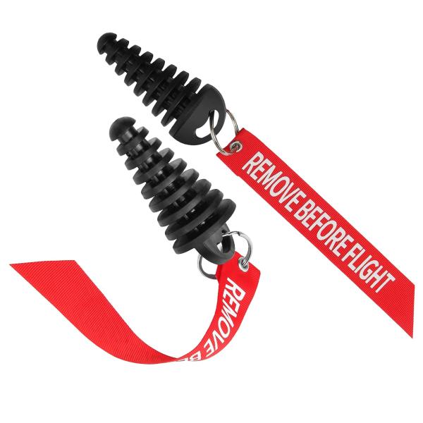 商品名:  Bestmoy 2Pcs Muffler Exhaust Wash Plug with Red Streamers, 0.6"-1.5" Motorcycle Dirt Bike Muffler Exhaust Tail Rub...
