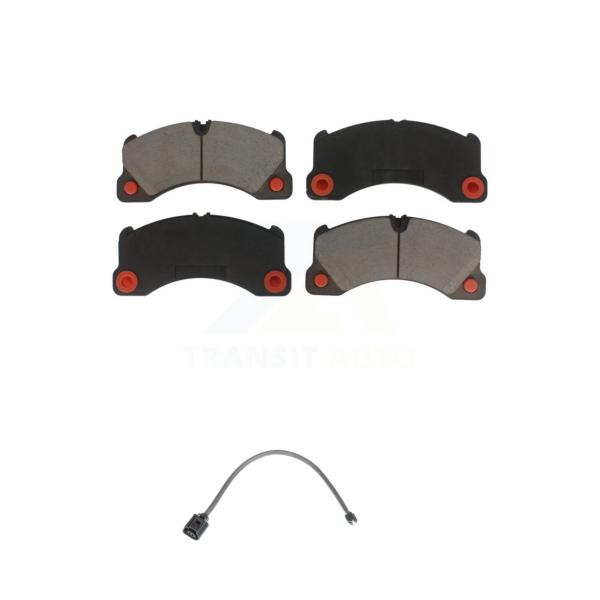 商品名:  Transit Auto - Front Ceramic Disc Brake Pads And Wear Sensors Kit For 2013-2014 Volkswagen Touareg V6 Executive Lu...