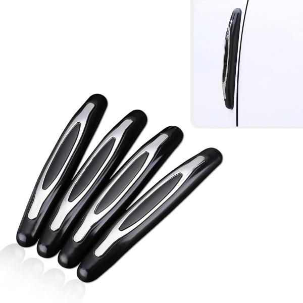 商品名:  cerfioo 4 PCS Car Door Bumper Strip, 4.4" x 0.6" Thickened Cushioning Shock-Absorbing Decoration, Traceless Pastin...
