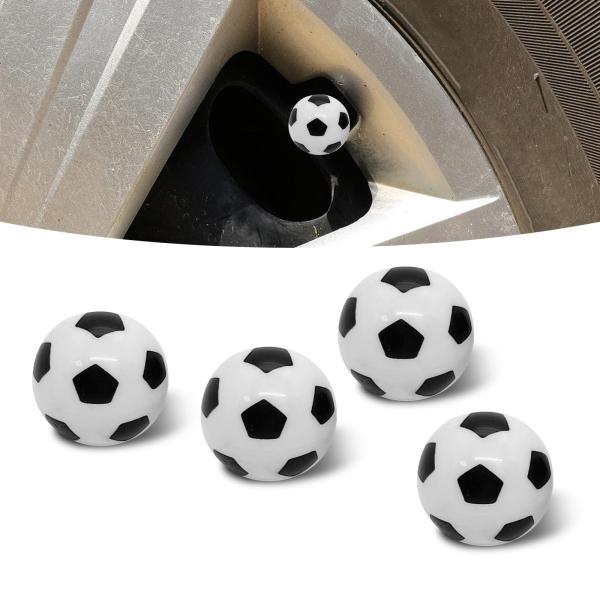 商品名:  Sinytuto 4 PCS Ball Car Tire Valve Cap, Universal 0.72In Smooth Waterproof Vehicle Tire Caps Accessories (White)ブラ...