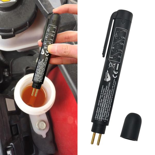 商品名: Kutyun ブレーキフルードテスター ブレーキフルード 液体テストペン 12V 自動ブレーキ診断テストツール 5つのLEDインジケーター付き オートツール クーラントテスター ユニバーサル DOT 3 DOT 4 DOT 5 ブ...