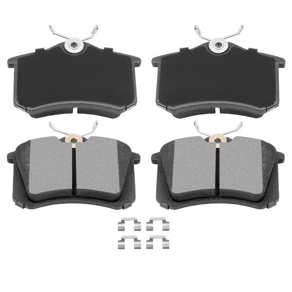 商品名:  AUTOMUTO 4PCS Rear Ceramic Disc Brake Pads Set D340 For Audi A3 A4 A4 Quattro A6 A6 Quattro A8 Quattro Allroad Qua...