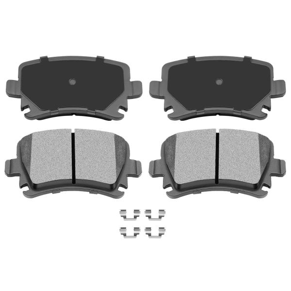 商品名:  AUTOMUTO 4PCS Rear Ceramic Disc Brake Pads Set D1108 For Audi A3 A3 Quattro A4 A4 Quattro A6 A6 Quattro Q3 Q3 Quat...