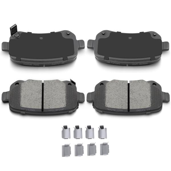 商品名:  AUTOMUTO 4PCS Rear Ceramic Disc Brake Pads Set D1326 For Chrysler Town &amp; Country 2008-2012,For Dodge Grand Car...