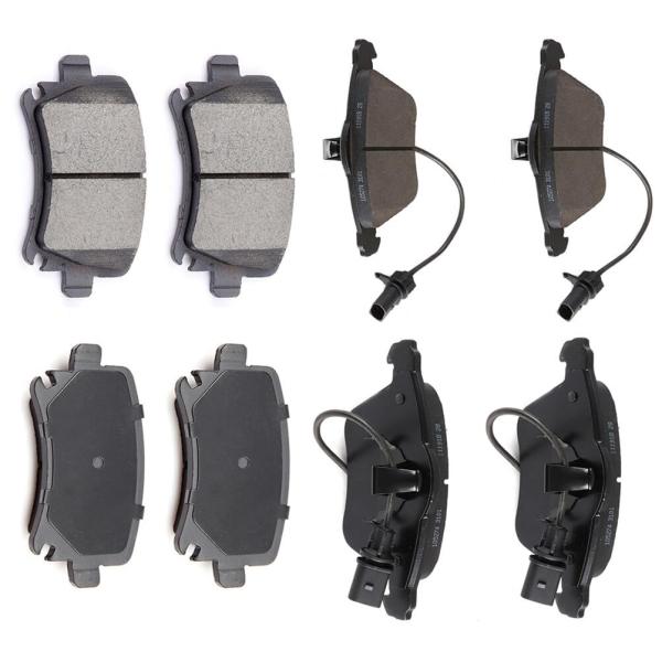 商品名:  AUTOMUTO 8PCS Front &amp; Rear Disc Brake Pads Set D1108 D1111 For Audi A3 A4 A4 Quattro A6 A6 Quattro For Volkswa...