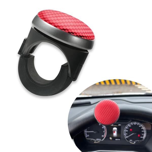 商品名:  yvshy 1 PC Car Carbon Fiber Texture Steering Wheel Spinner Knob, Vehicle Power Steering Ball with Bearing Assist, ...