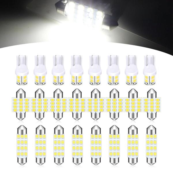 商品名:  Nowkont 24 PCS Car T10 31mm 42mm LED Light Bulb Kit, Width Indicator Light Dual-point Reading Light Classification...
