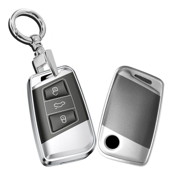 商品名:  TECART Key Fob Cover Fit for VW Key Cover Metal Key Case Fit for Volkswagen Arteon Atlas Golf Jetta Passat Taos SE...