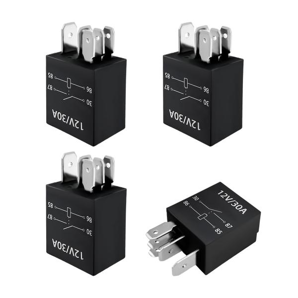 商品名:  Ohleats 4 PCS 5 Pin Starter Relay, 12V 30A Heavy Duty Stable Relay Replacement for Motor Automotive, Multi-Purpose...