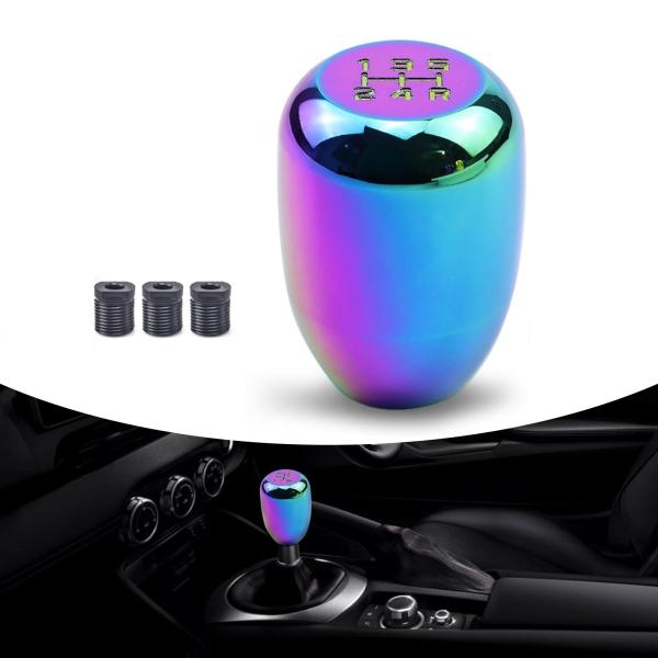 商品名: yvshy カーシフトノブ 1個 2.15インチ x 1.4インチ x 1インチ 合金マニュアルトランスミッション 5速改造シフトヘッド 装飾アクセサリー ほとんどのタイプの自動車に対応 (マルチカラー) yvshy 1 PC C...
