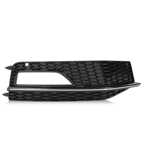 商品名:  CNNELL Right Side Front Lower Bumper Fog Light Cover Grille Chrome Compatible with Audi A4 S-Line B8.5 2013-2016/C...