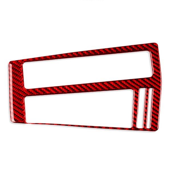 商品名:  SIKUAI LHD Interior Center Console Frame Cover Gear Shift Panel Automatic Transmission Box Trim Carbon Fiber Red f...
