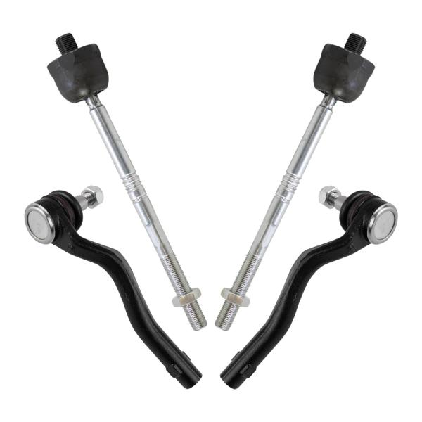 商品名: TRQ フロントインナーとアウタータイロッドセット 2010-2015 メルセデスベンツ対応 TRQ Front Inner and Outer Tie Rod Set Compatible with 2010-2015 Merc...