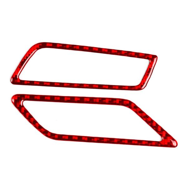 商品名:  SIKUAI RHD 2PCS Dashboard Air Vent Outlet Cover Trim Interior Frame Panel Sticker Carbon Fiber Red for Volkswagen ...