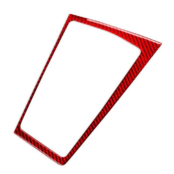 商品名:  SIKUAI RHD Carbon Fiber Interior Center Console Frame Cover Gear Shift Panel Automatic Transmission Box Trim Red f...
