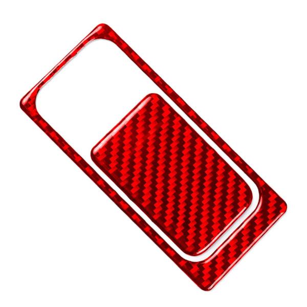 商品名:  SIKUAI RHD Car Interior Accessories Car Copilot Glove Storage Box Handle Panel Cover Trim Carbon Fiber Red for Vol...