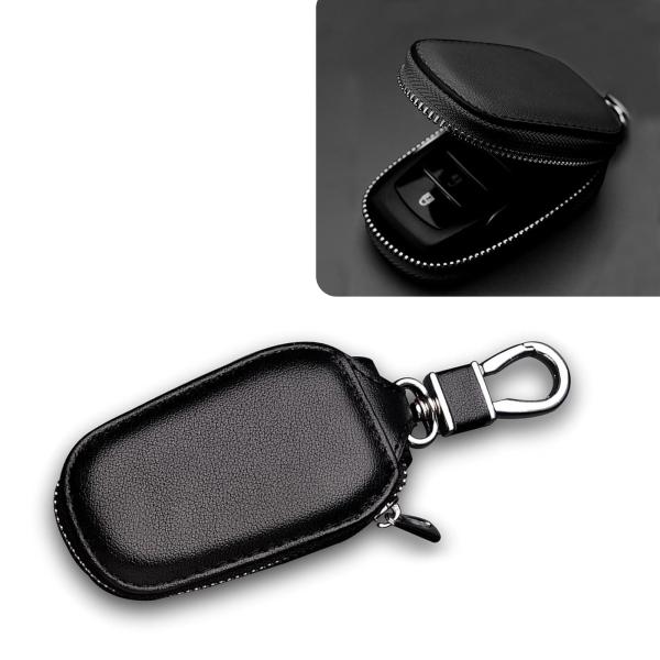 商品名:  jokormo 1 PC Car Remote Control Key Bag, First-grain Cowhide Large-capacity Waist-Mounted Key Pendant, for Most Ca...