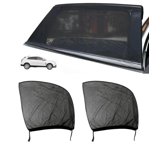 商品名:  Irinidig 2 PCS Car Side Window Glass Sunshade Mesh, Breathable Highly Elastic Stretch-resistant Rear Window Sunsha...