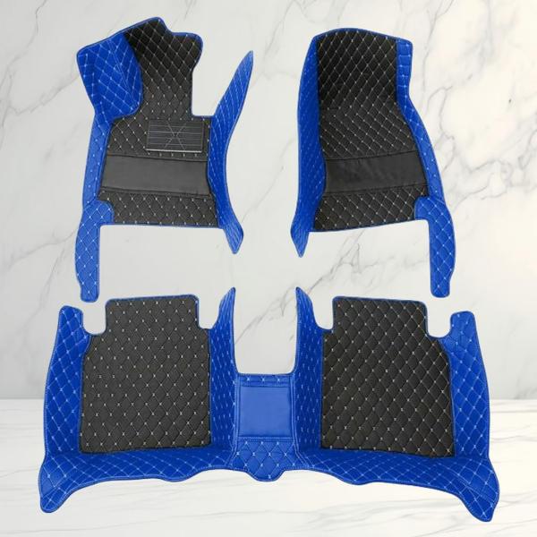 商品名:  SITHA Car Mats,Custom Leather Car Floor Mats for Tailored Style and Superior Protection (Black Blue 2)ブランド: SITHAS...
