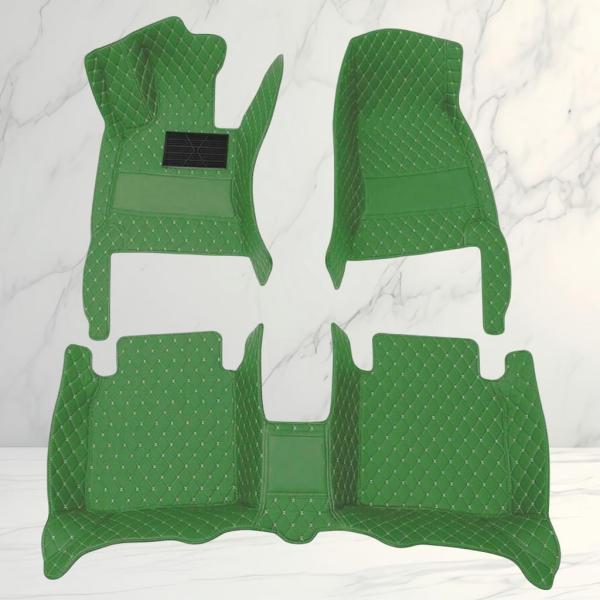 商品名:  SITHA Car Mats,Custom Leather Car Floor Mats for Tailored Style and Superior Protection (Green)ブランド: SITHAS高さ: 25c...