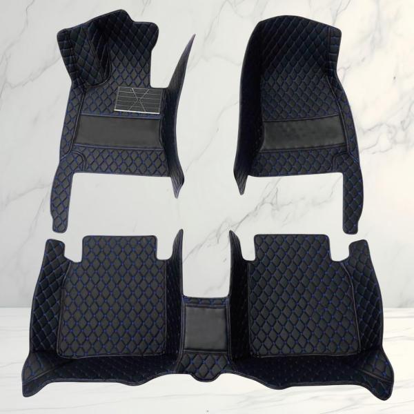 商品名:  SITHA Car Mats,Custom Leather Car Floor Mats for Tailored Style and Superior Protection (Black Blue)ブランド: SITHAS高さ...