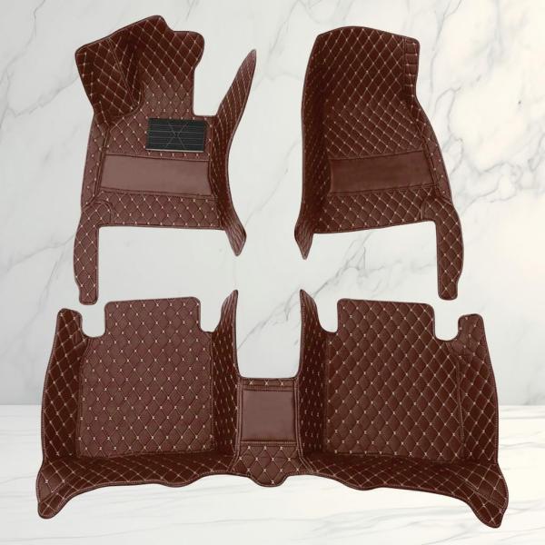商品名:  SITHA Car Mats,Custom Leather Car Floor Mats for Tailored Style and Superior Protection (Dark Brown)ブランド: SITHAS高さ...