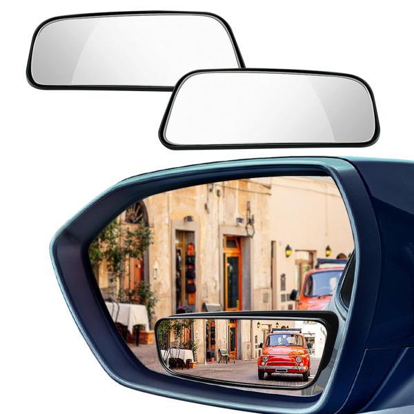 商品名:  CHRYMUM 2PCS Blind Spot Mirror, HD Convex Wide Angle Looking Glass, Rectangular Wide Angle Mirror with Adjustable ...