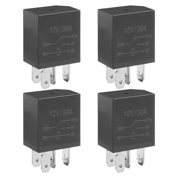 商品名:  bylikeho 4 Packs Starter Relay,4 Pin 5 Pin Relay,Car Accessories 12V 30A Multi Purpose Automotive Relay,Car Heavy ...