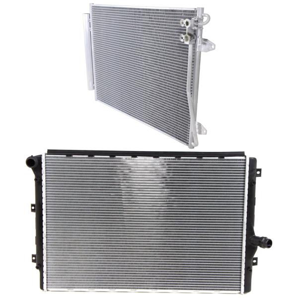 商品名:  Go-Parts - Radiator Kit for 2006-2008 Audi Passat, Aluminum Core, 4 Cylinder, 2.0 Litre Engine, 1-Row Core, with A...