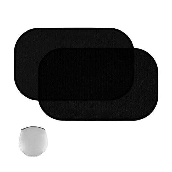 商品名: Ohleats 車用ウィンドウシェード 2個 21インチ × 14インチ メッシュ オートサイドウィンドウ サンシェード ブロッカー 赤ちゃん用 まぶしさのある熱紫外線保護 お子様に 車内カーアクセサリー (ブラック) Ohlea...