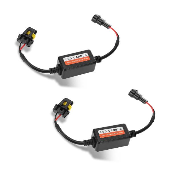 商品名: yvshy 2個 車 LEDライト Canbus デコーダー、9006/HB4 ハイパワー LED ライト デコーダー ドライバー アダプター、エラーコード キャンセラー、ユニバーサル カーアクセサリー フリッカー防止ハーネス (...