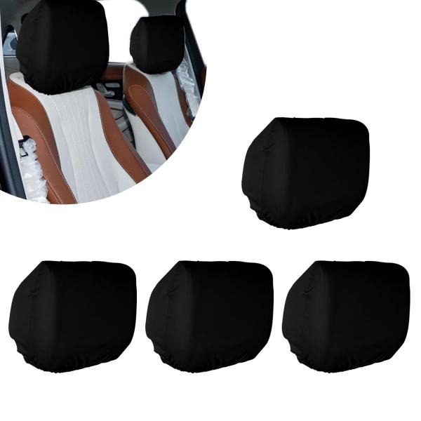 商品名:  dawfall Pack-4 Car Seat Headrest Cover, Fully Wrapped Comfortable Breathable Anti-Scratch Dustproof Protector, Non...