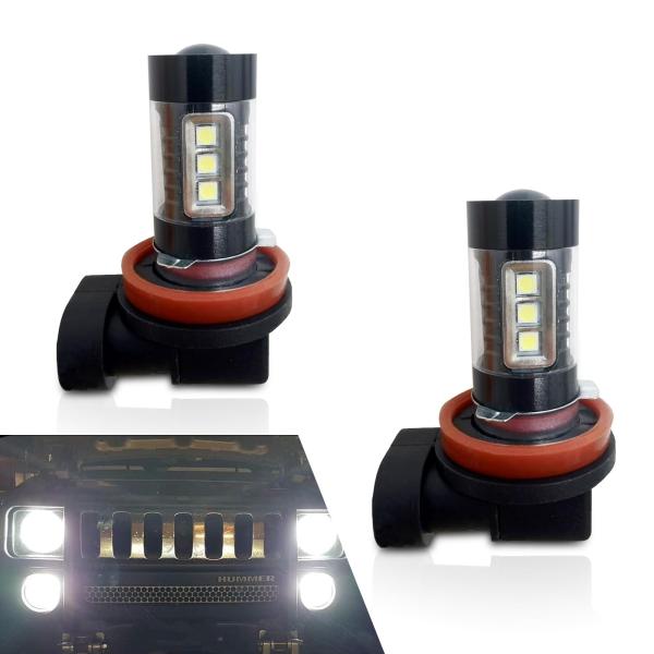 商品名:  dawfall Pack-2 Car H11 80W LED Fog Light, High Power Anti-fog Waterproof Instant Start Bulb, 60,000 Hours Plug-and...