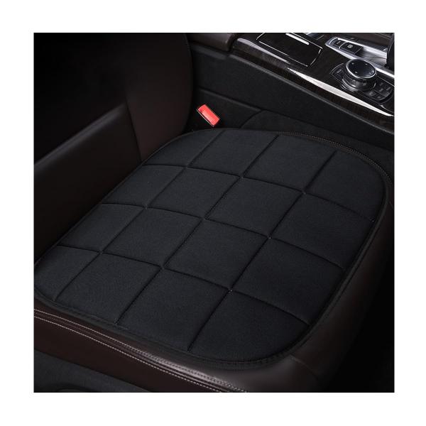商品名: BELOMI カーシートカバー 2枚入り 通気性 車両フロントシートボトムクッションプロテクターパッド 滑り止め 快適 通気性 オートマットアクセサリー トラック RVなどに 汎用 (ブラック) BELOMI 2PCS Car S...