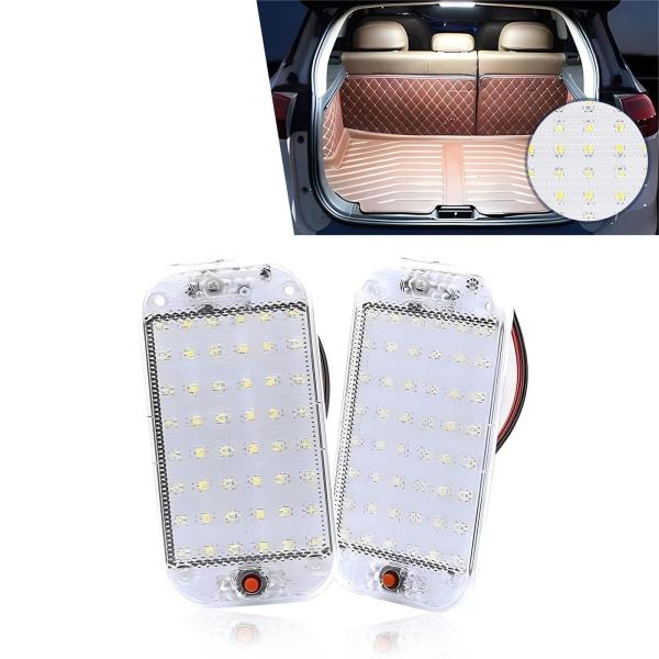 商品名:  leediga 2 PCS Car LED Reading Light, 5.9" x 2.9" DC12V-85V High-brightness Lamp Bead with Independent Switch, Allo...